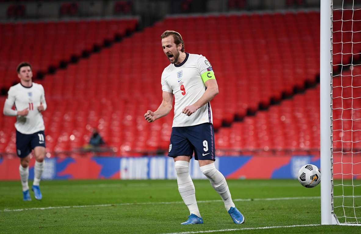 Harri Keyn Angliya terma jamoasida rekord qayd etdi