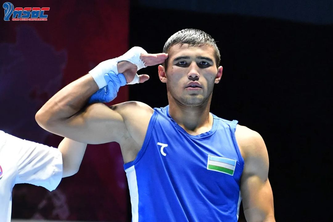 Boks bo‘yicha OCH—2022. Ruslan Abdullayev va yana ikki nafar o‘zbekistonlik bokschi yarim ...