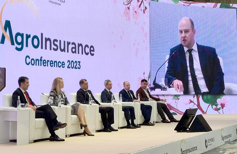 Toshkentda “Investitsiyalar va risk-menejment” mavzusidagi AgroInsurance 2023 ikkinchi xalqaro ...
