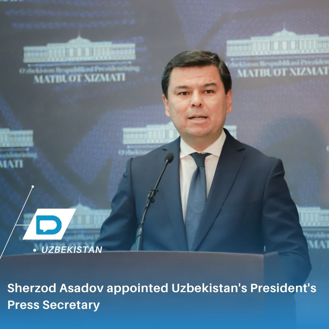 Sherzod Asadov appointed Uzbekistan's President's Press Secretary