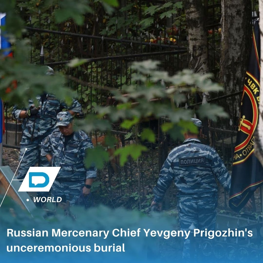 Russian Mercenary Chief Yevgeny Prigozhin's unceremonious burial