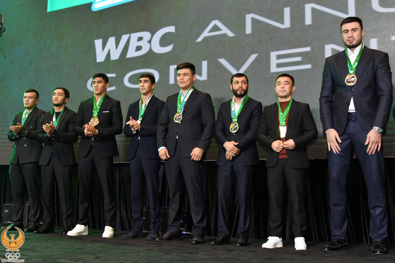 Uzbek boxers shine as Uzbekistan hosts 61st WBC Convention, celebrating ...