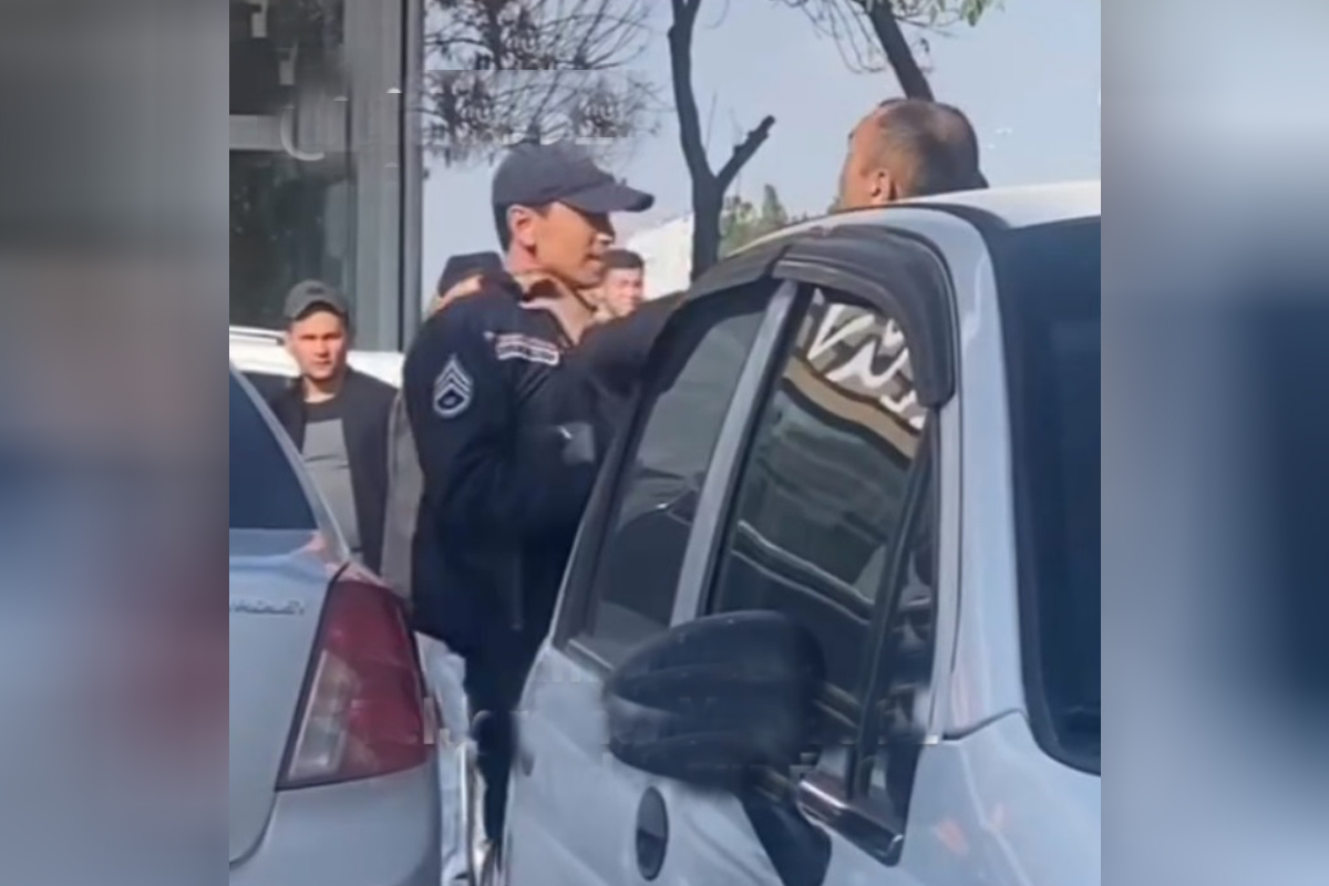 Sergelida Milliy gvardiya xodimi bilan janjallashgan erkak qo‘lga olindi