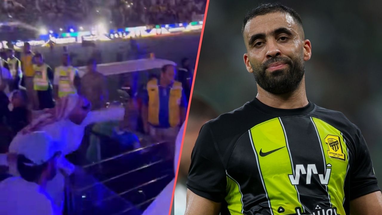 Saudiya Arabistonida o‘yindan so‘ng muxlislardan biri “Al-Ittihod ...