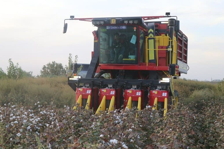 O‘zbekistonda paxta mavsumida ilk bor qariyb 1700 ta terish mashinasi ...
